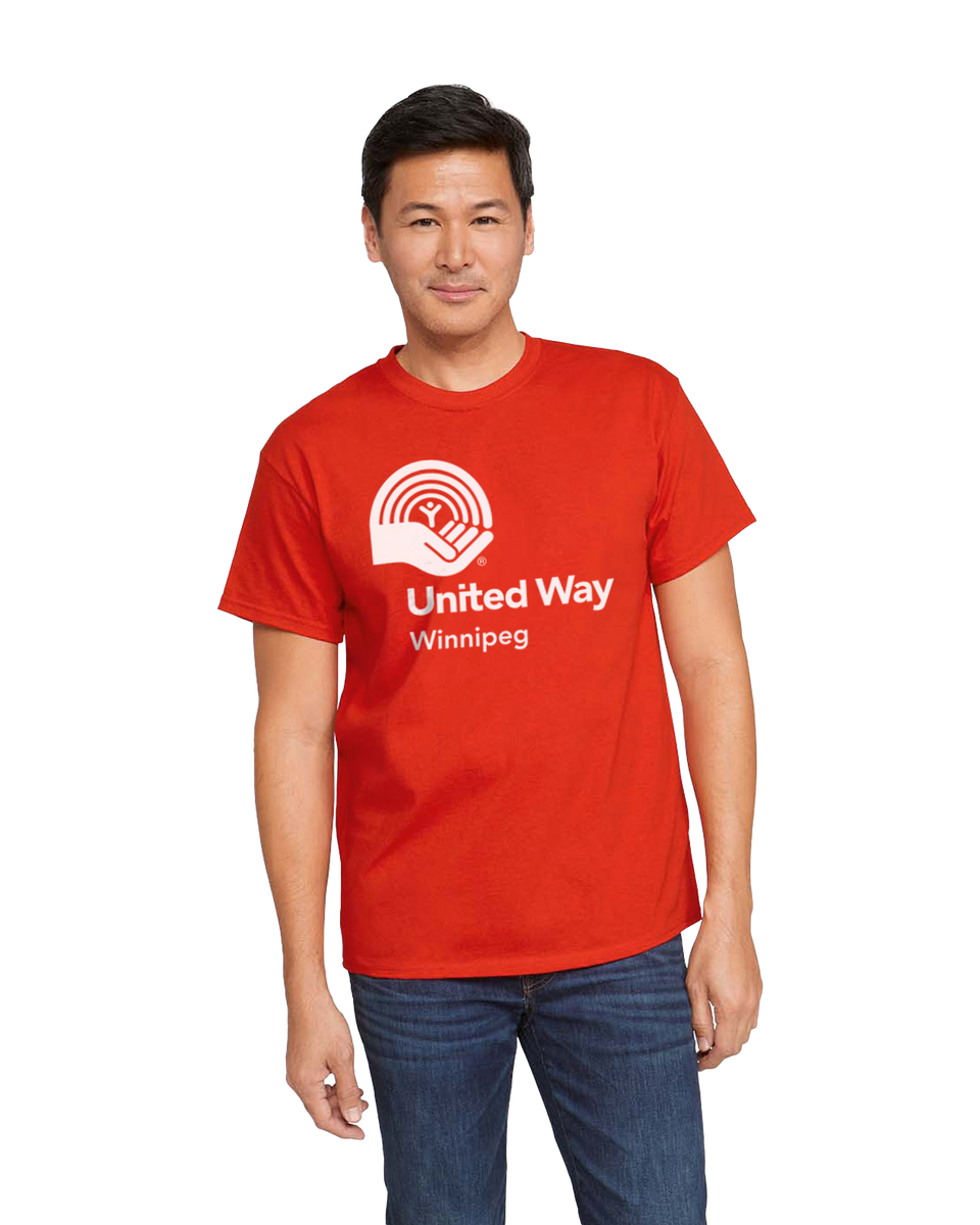 United Way Winnipeg Red Logo Shirt - unisex
